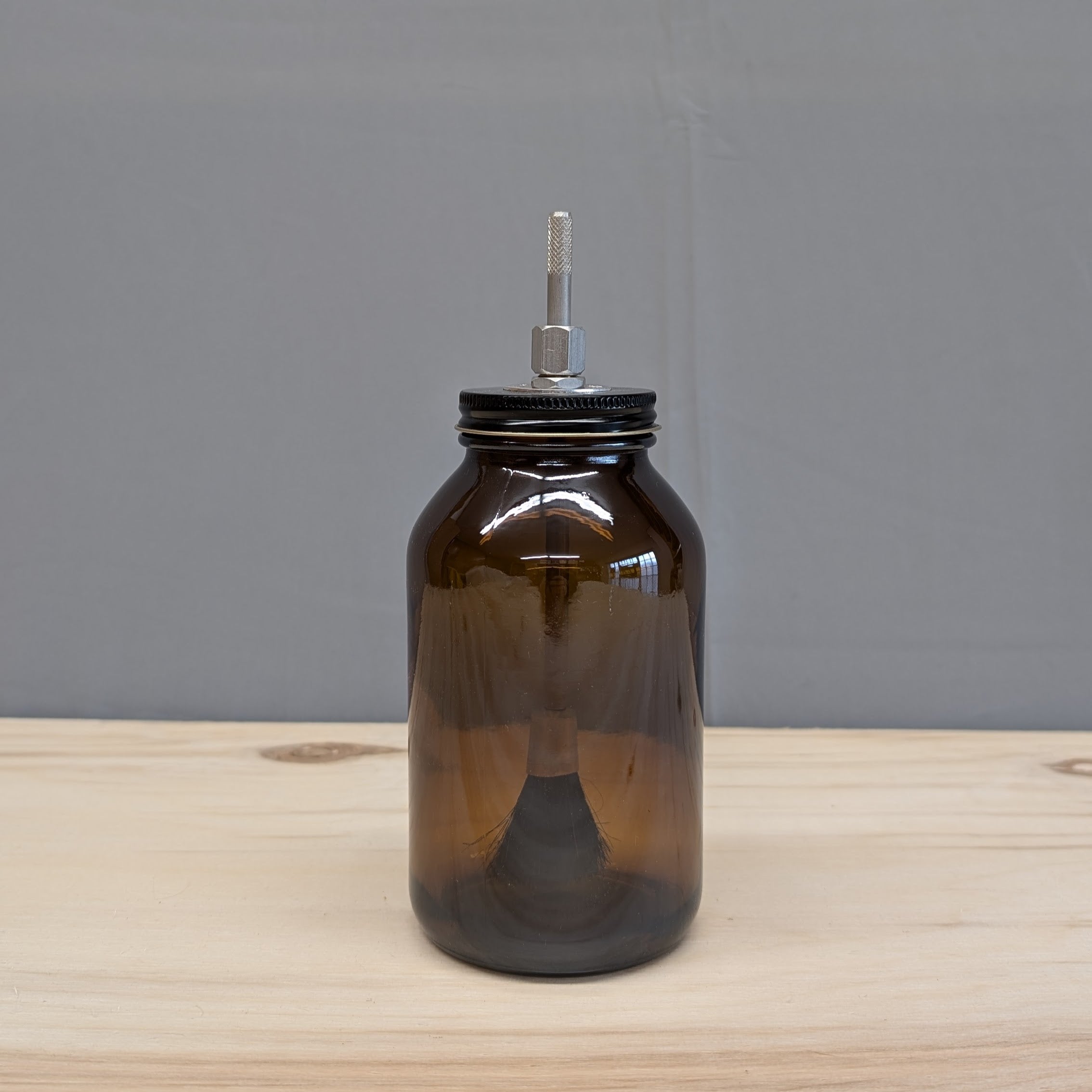 Amber Glass Cement Dispenser – Warkov-Safeer Leather Ltd.